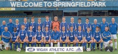 WASC Dinner reunites 1999 squad from Springfield Park Wigan Athletic ...