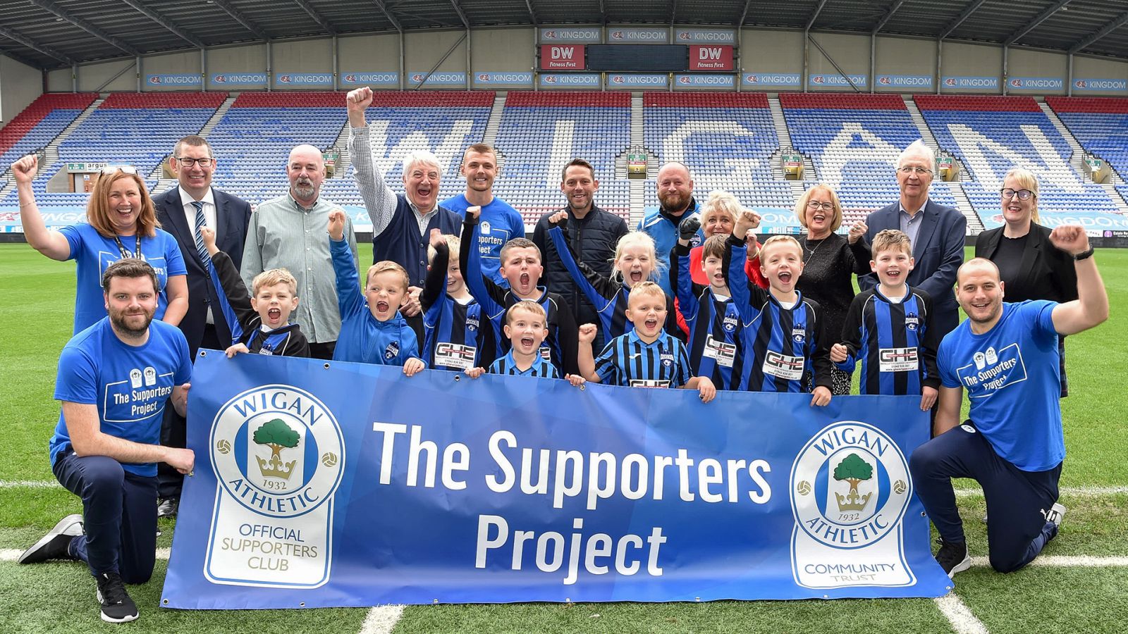Local Pupils thank Wigan Athletic Supporters Project for Matchday Media ...