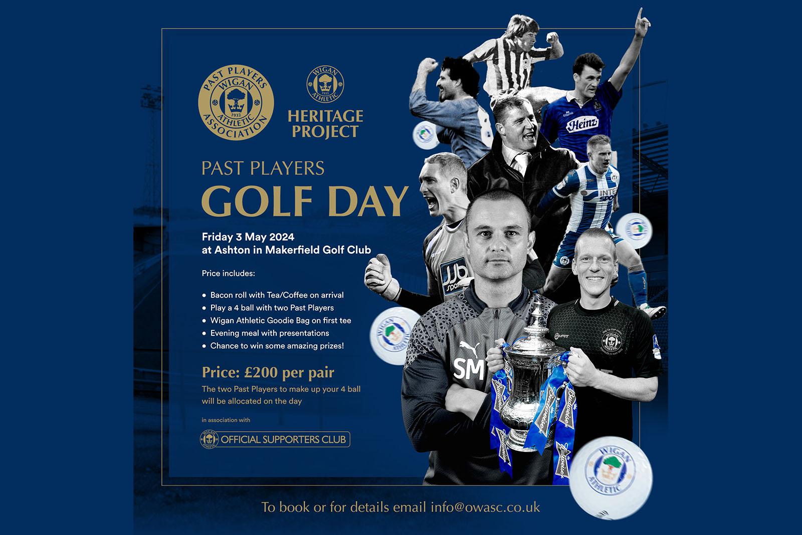 Play Golf with Latics Legends 3rd May 2024 Wigan Athletic Football ...